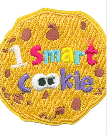 1 Smart Cookie Fun Patch – Overseas Girl Scout World Shop