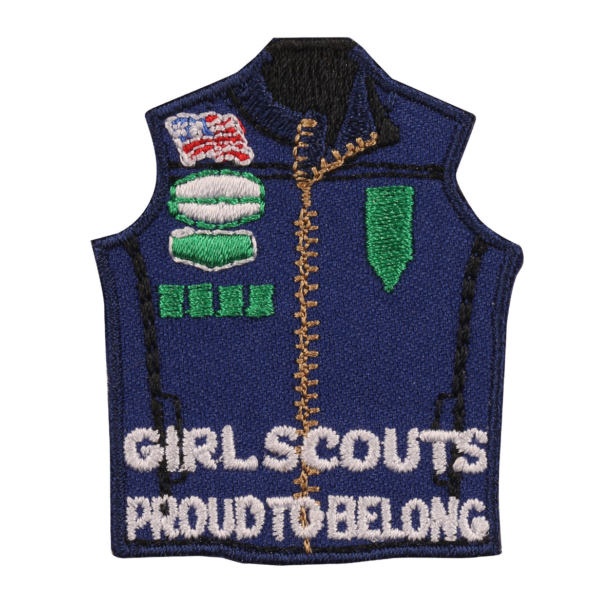 Proud to Belong Adult Uniform Fun Patch – Overseas Girl Scout World Shop