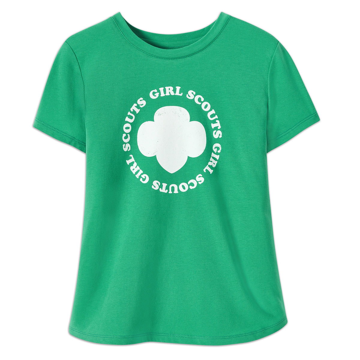 Girl's Trefoil Green T-Shirt – Overseas Girl Scout World Shop