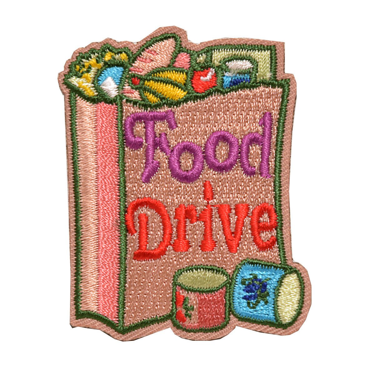 Food Drive Fun Patch – Overseas Girl Scout World Shop