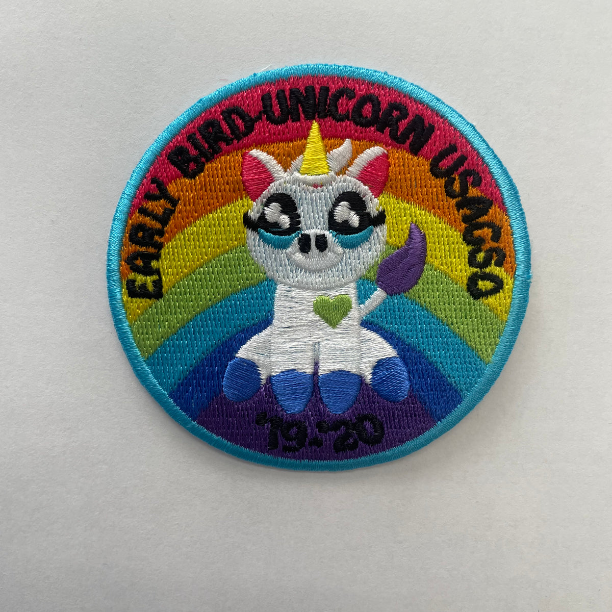 2020 Early Bird Patch - Unicorn Rainbow – Overseas Girl Scout World Shop
