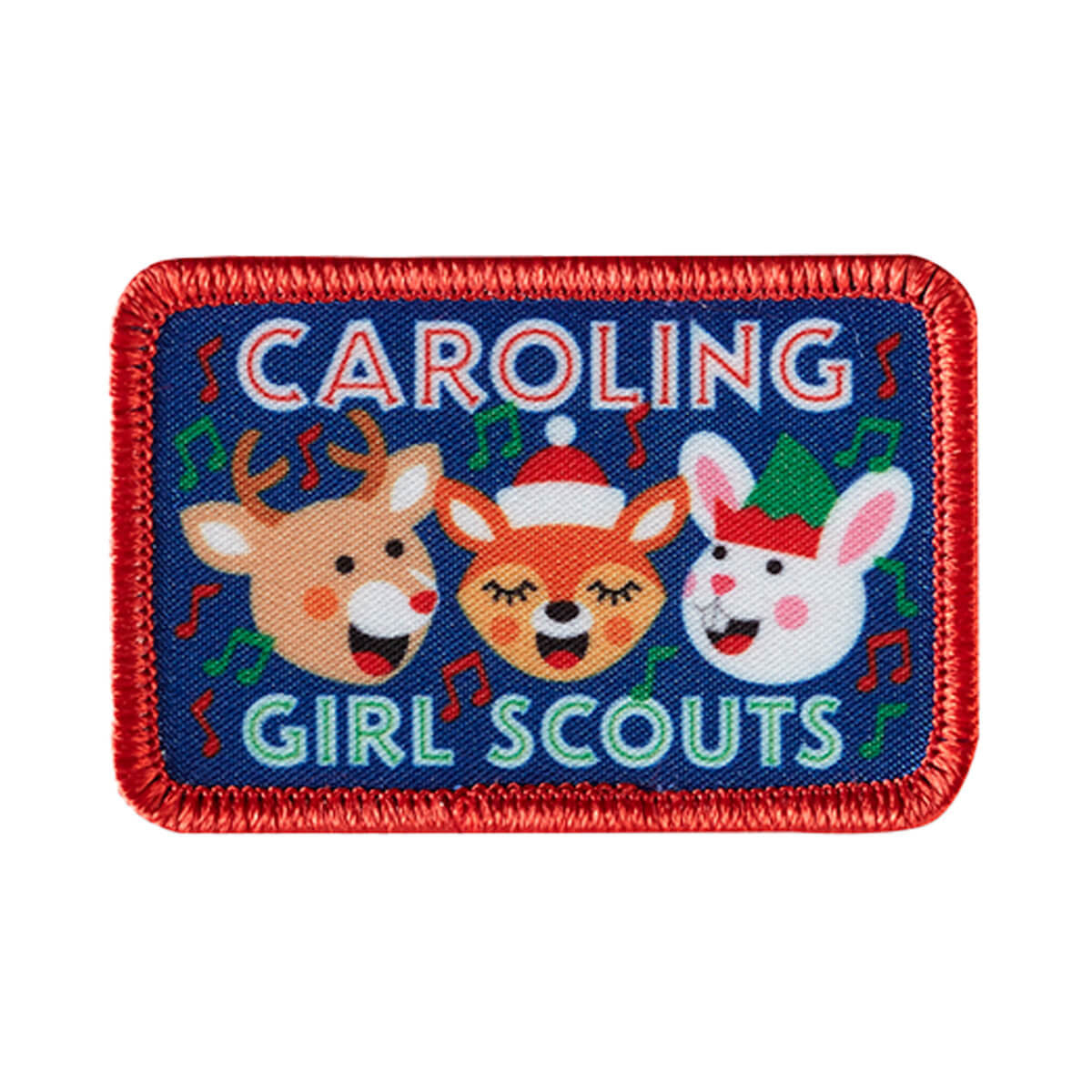 Caroling Animals Fun Patch – Overseas Girl Scout World Shop