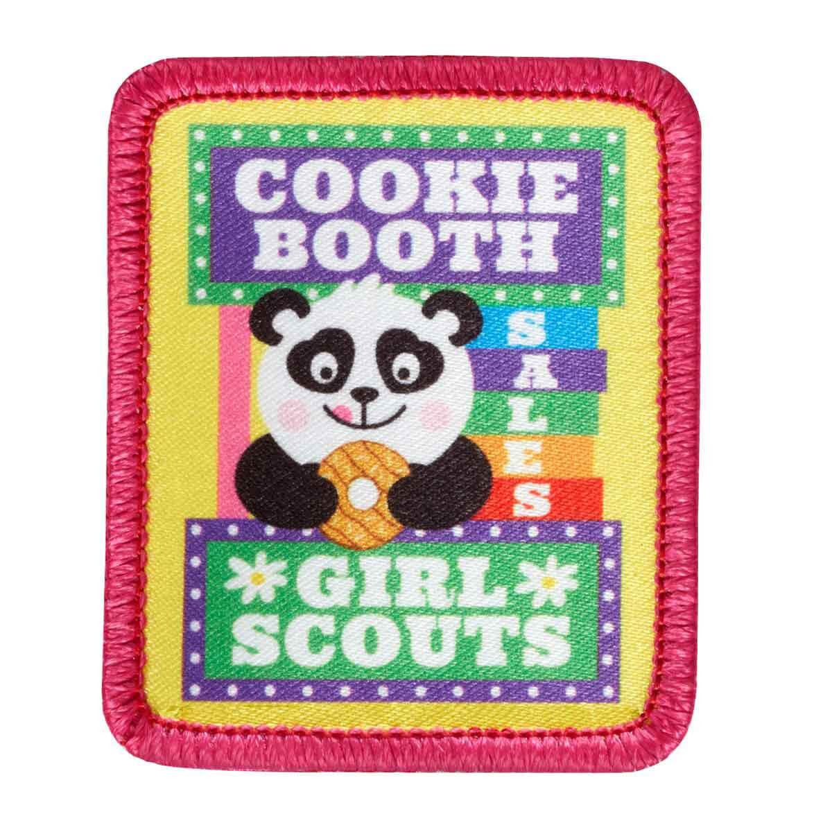 Cookie Booth Panda Fun Patch – Overseas Girl Scout World Shop