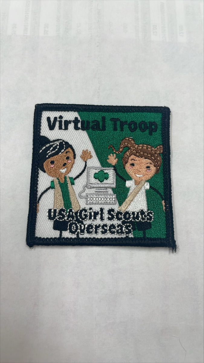 USAGSO Virtual Troop Fun Patch – Overseas Girl Scout World Shop