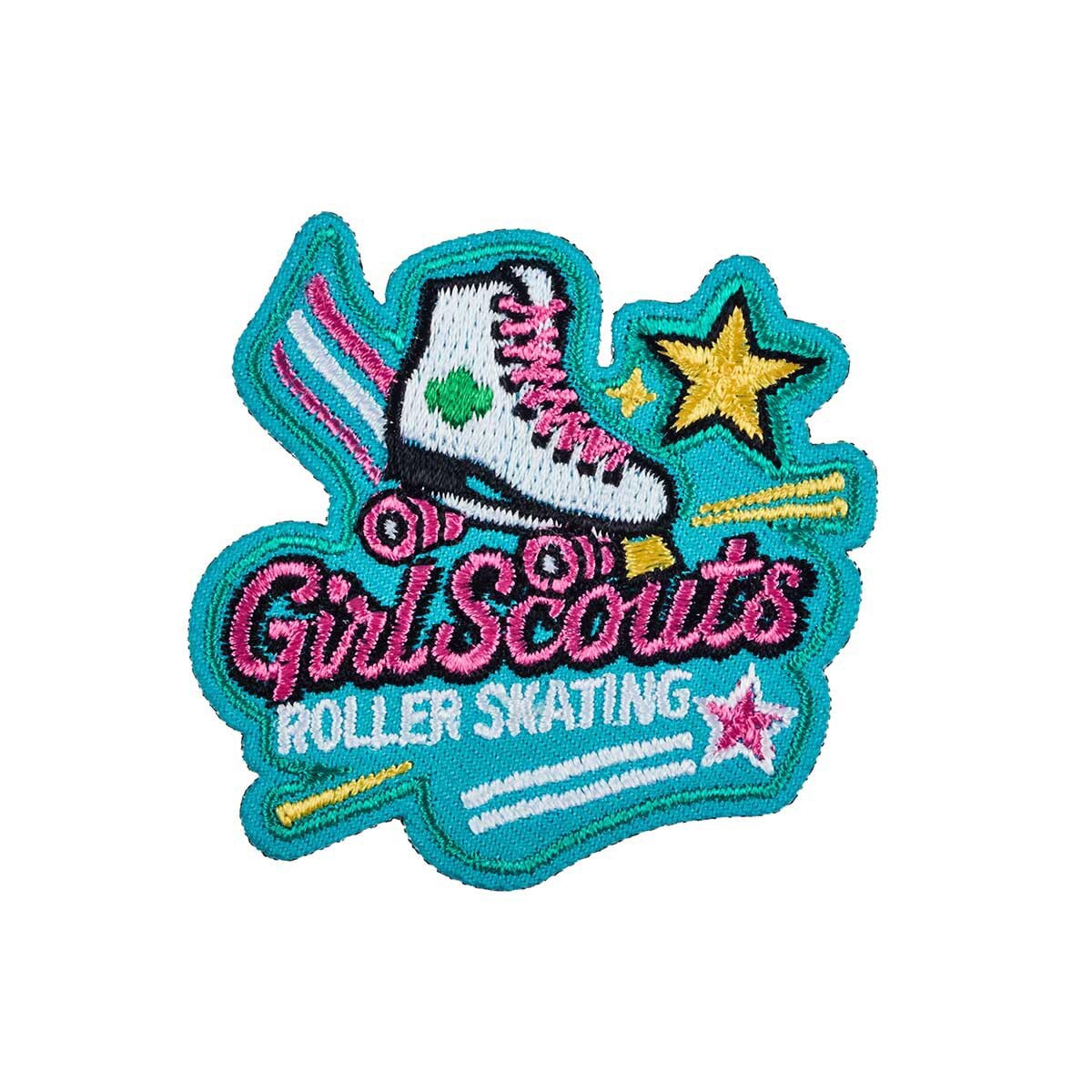 Roller Skating Iron-On Patch – Overseas Girl Scout World Shop